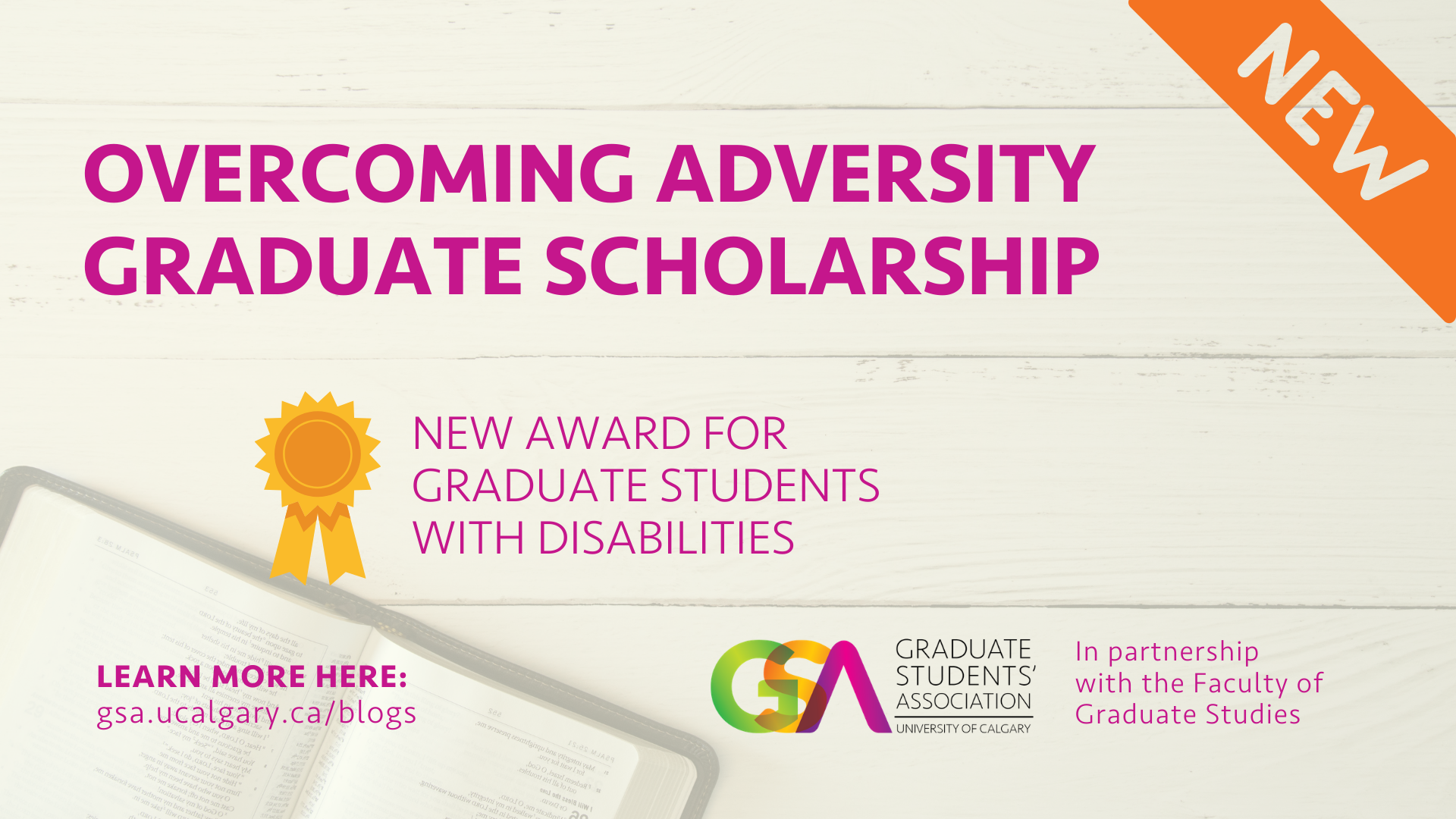 New Award for Graduate Students with Disabilities Launched - Graduate ...