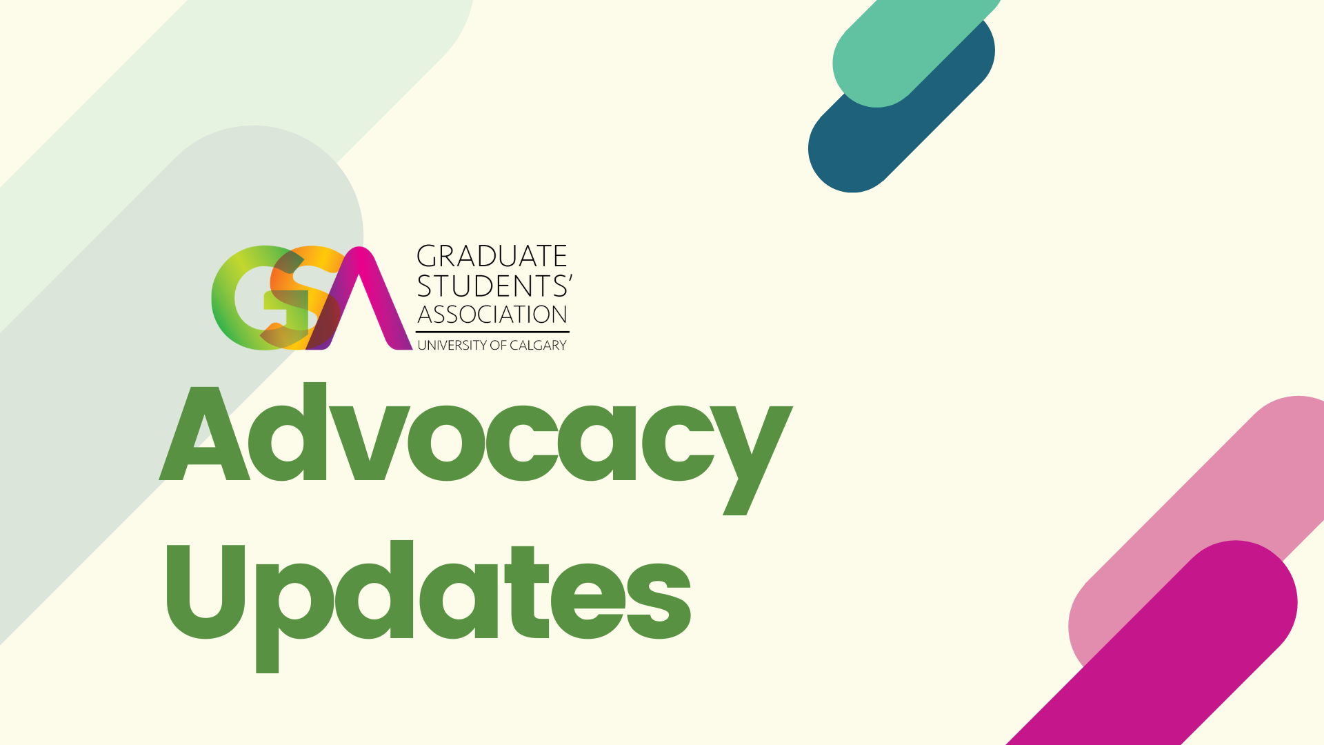Advocacy updates Banner (1) - Graduate Students' Association