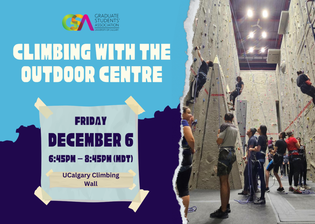 Instructional Climbing with the GSA - December 6 - Graduate Students ...